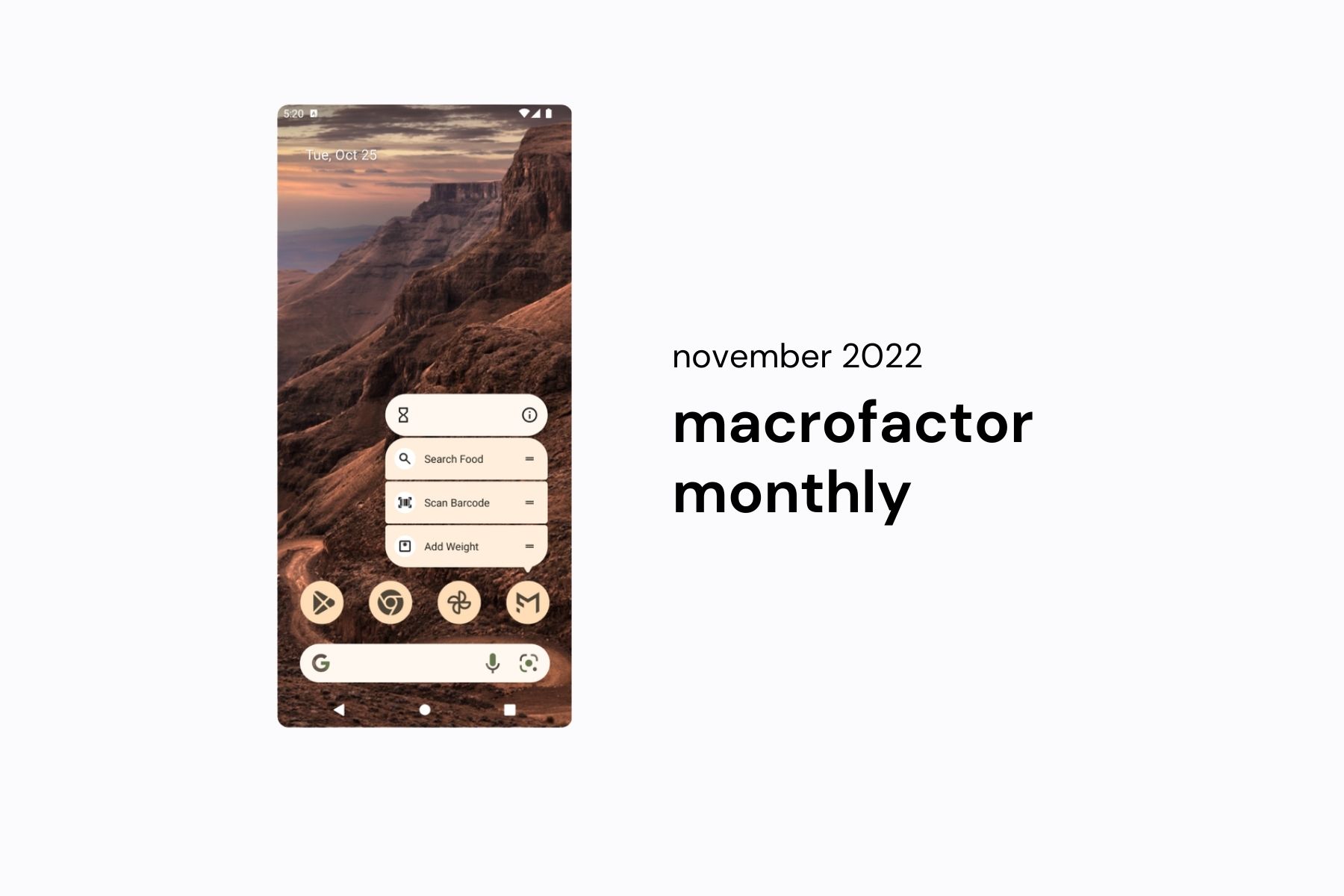 Quick actions are now available - MacroFactor