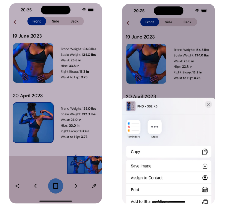 Best Body Measurement Tracker and Progress Picture App