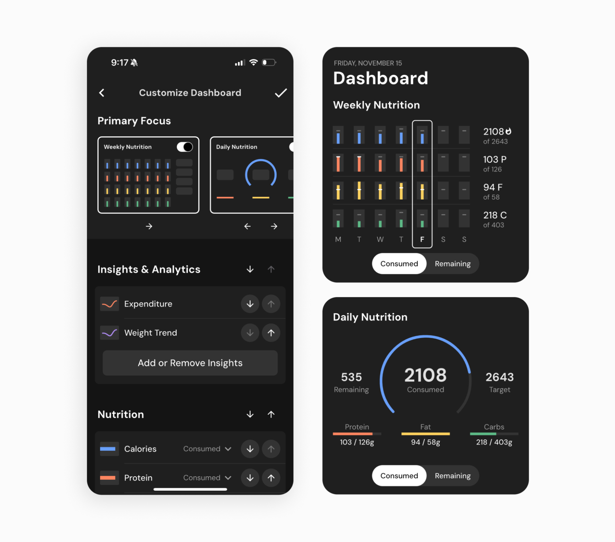 Welcome Home, Data: Dashboard Customization Comes to MacroFactor