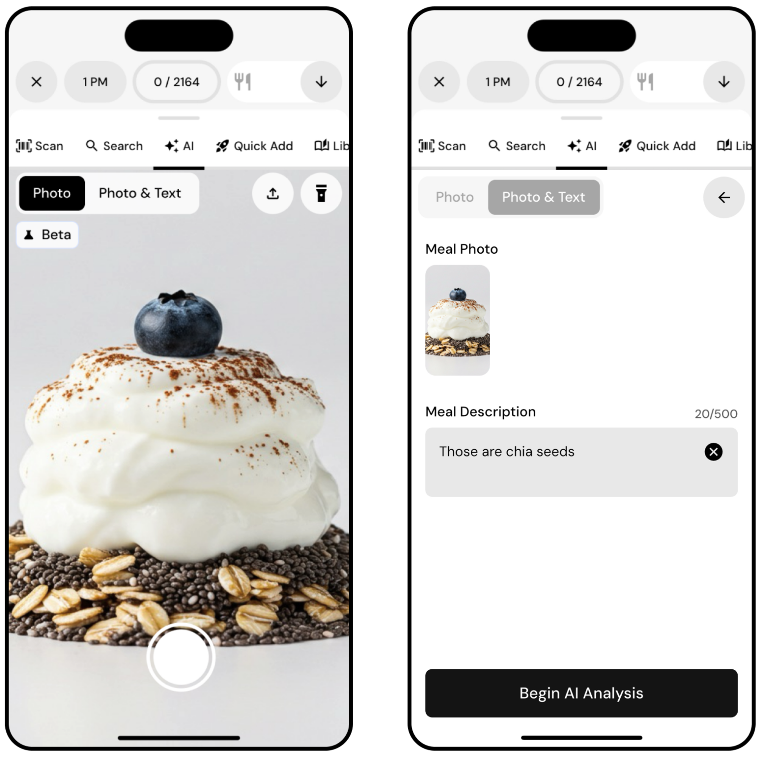 AI Food Logging - MacroFactor